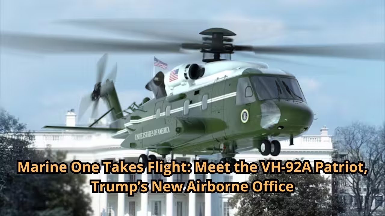 Marine One Takes Flight Meet The Vh 92a Patriot Trump S New Airborne