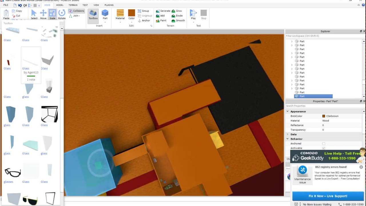 Roblox Studio Building A Place 1 Youtube