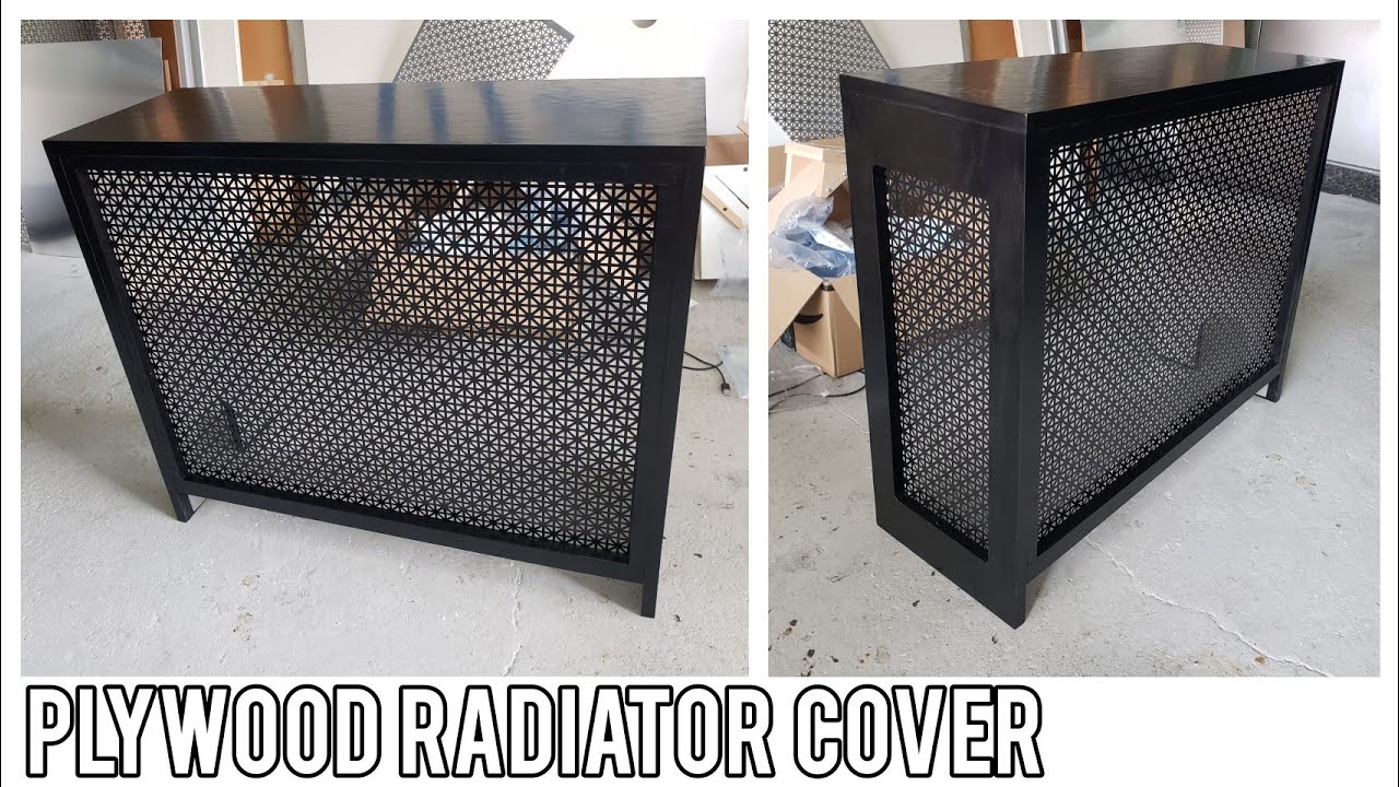 Making A Radiator Cover Out Of Plywood And Sheet Metal Diy Youtube