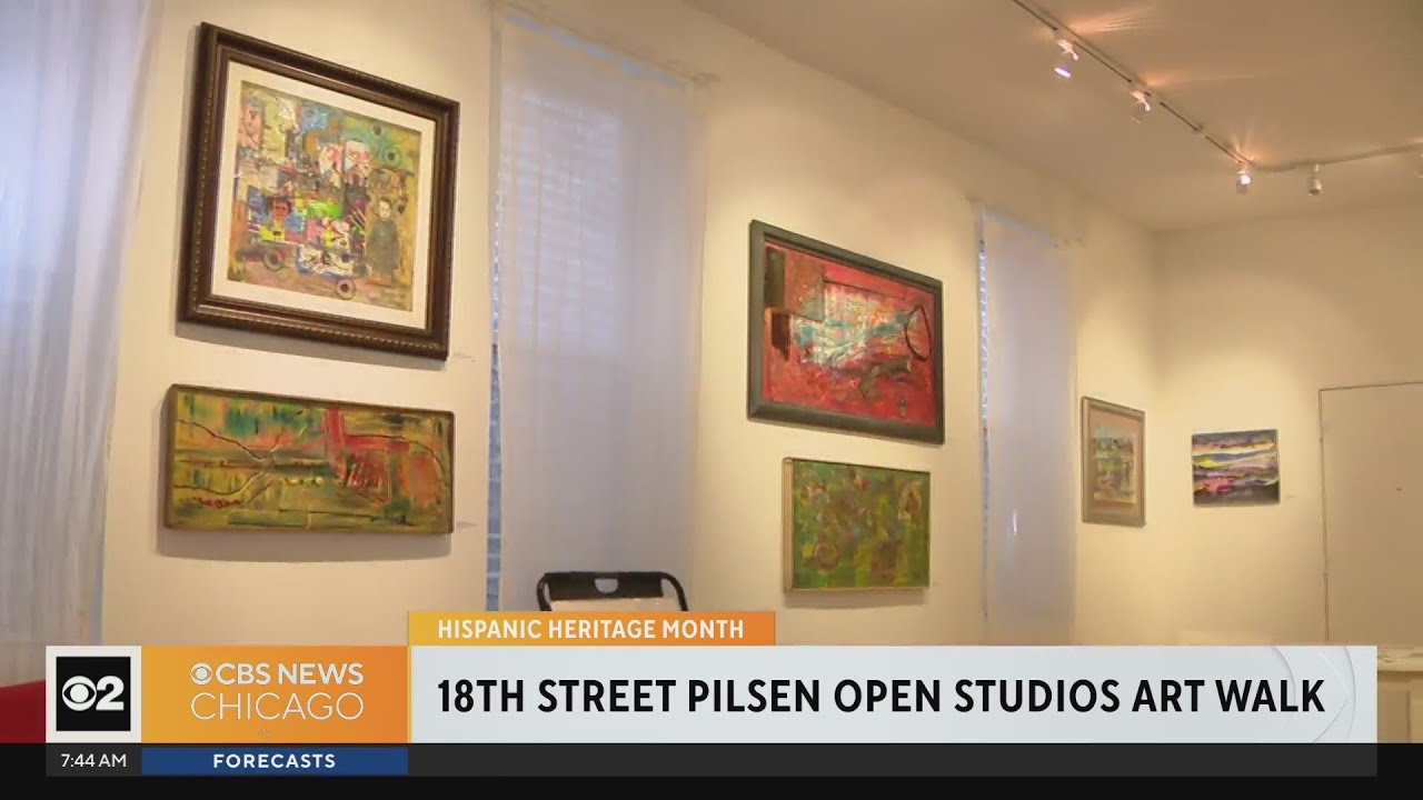 A Look Inside 18th Street Pilsen Open Studios Art Walk Youtube