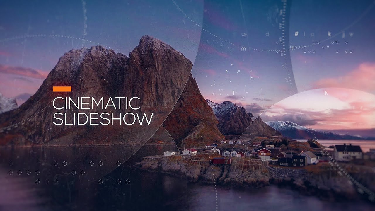 Abstract Cinematic Slideshow After Effects Template Youtube