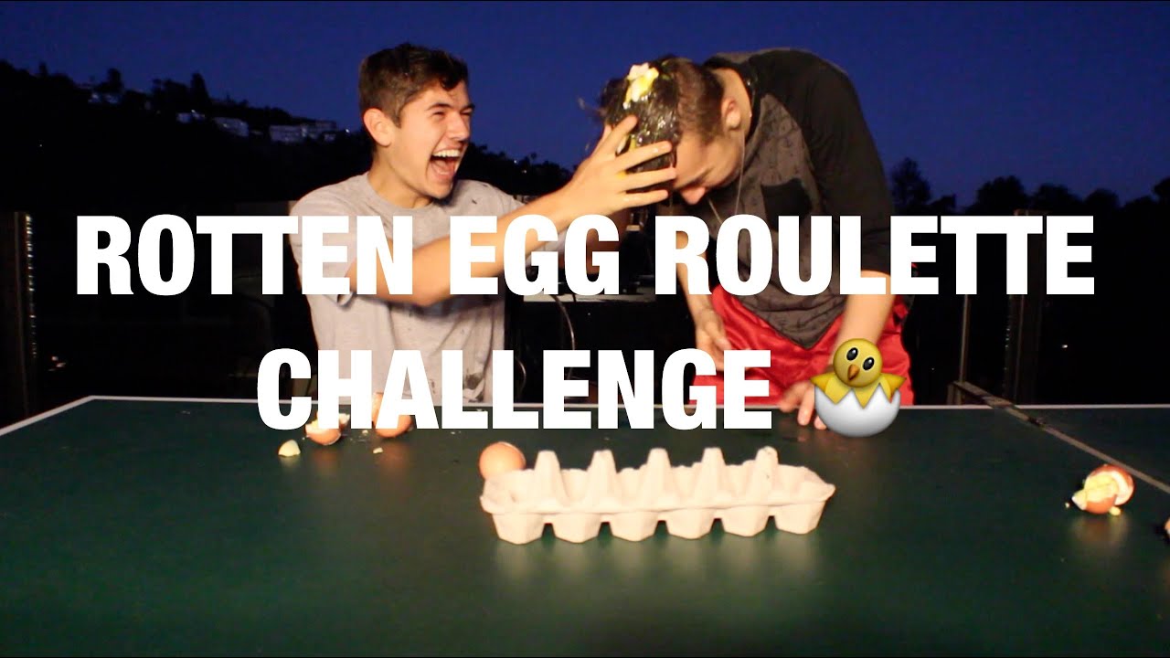 Rotten Egg Roulette Challenge 2cuz Youtube