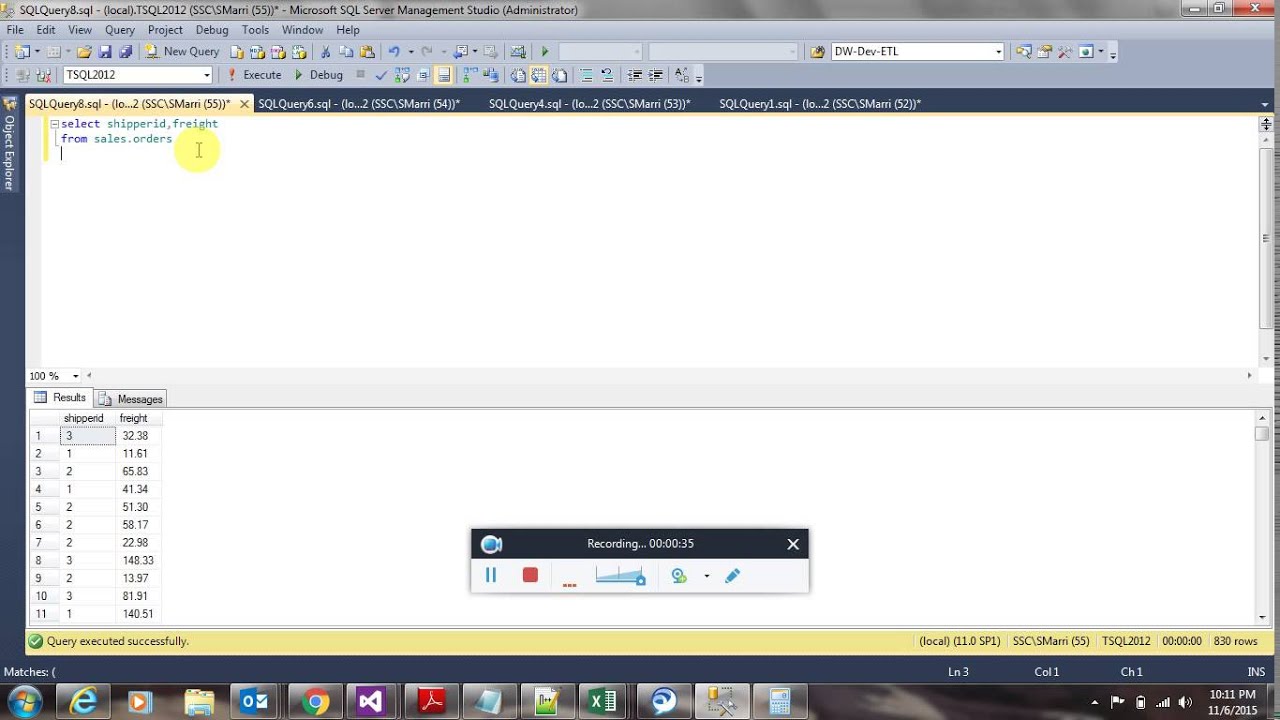 Microsoft Sql Server Pivot Youtube