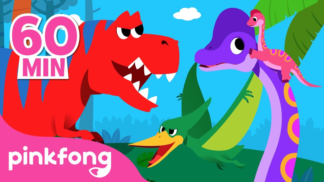 Best Dinosaurs Songs And More Compilation Trex Brachiosaurus