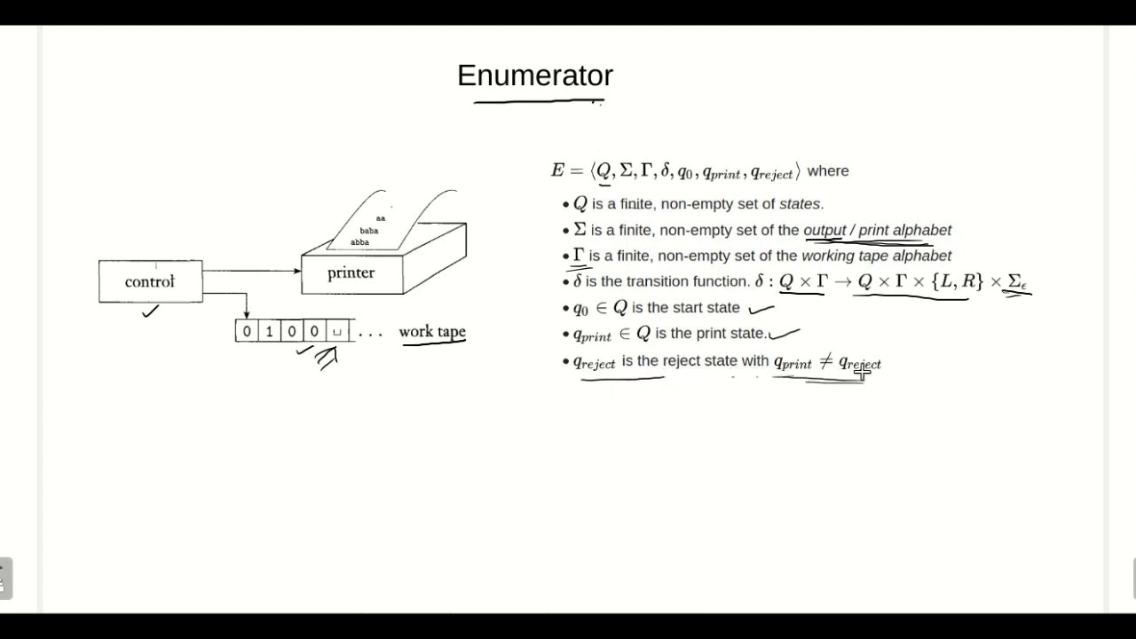 Enumerator Machine Youtube