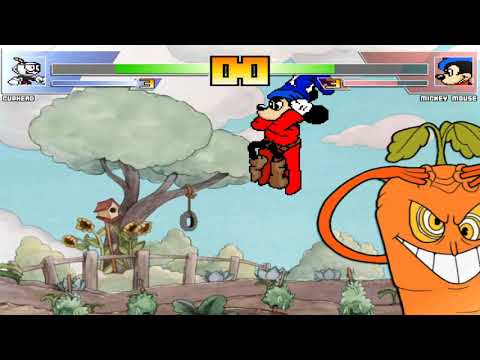 Cuphead Vs Mickey Mouse M U G E N Battles 1 Mugen Battles Ak1