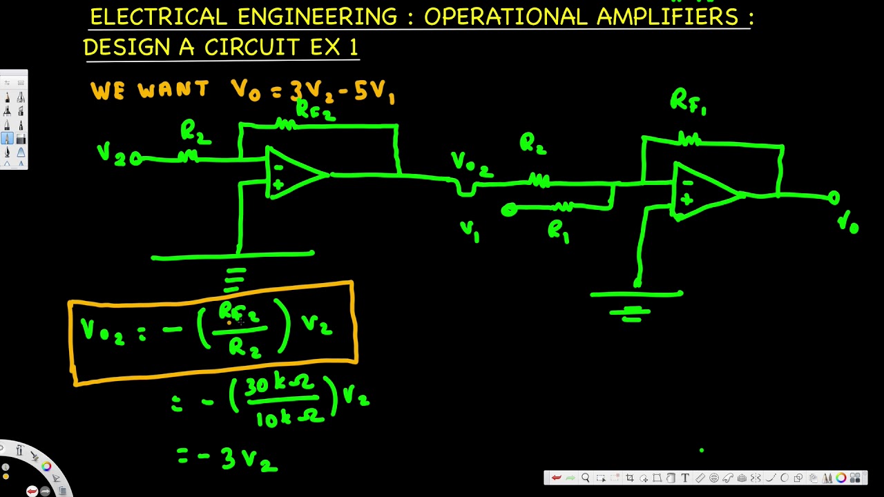 Electrical Engineering Operational Amp Design A Circuit Example 1