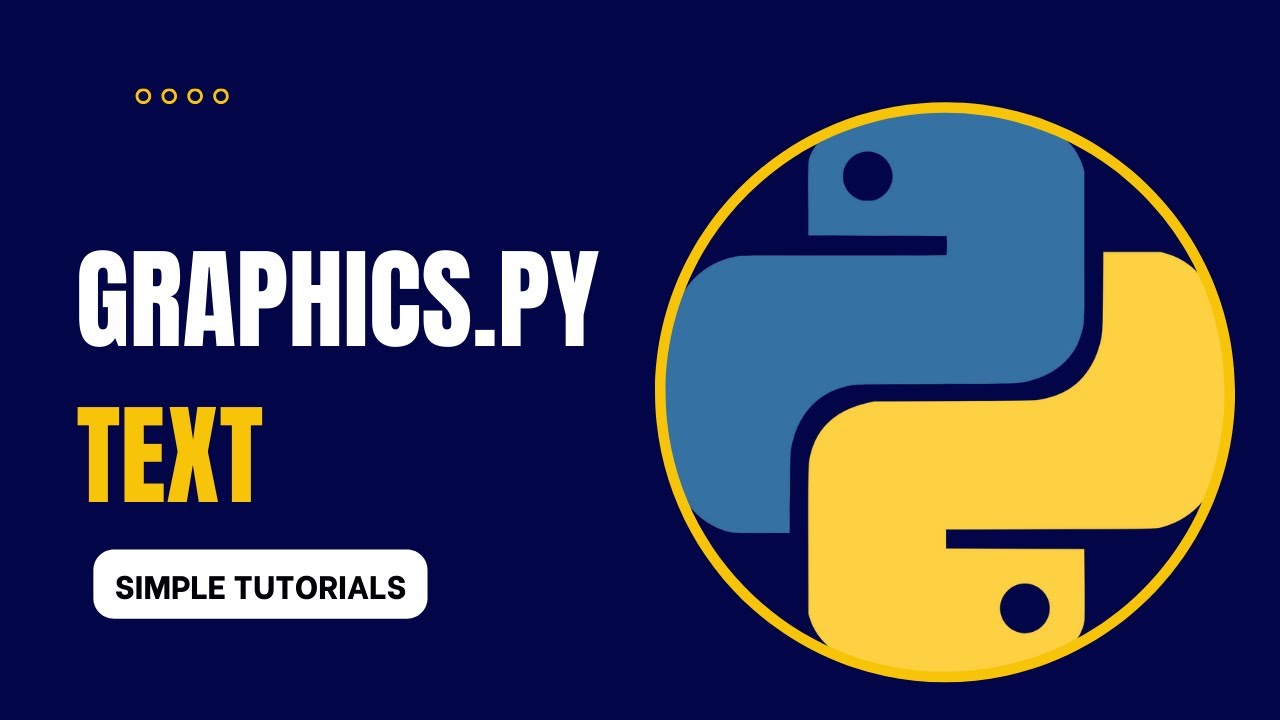 Python Graphics Py Text Youtube