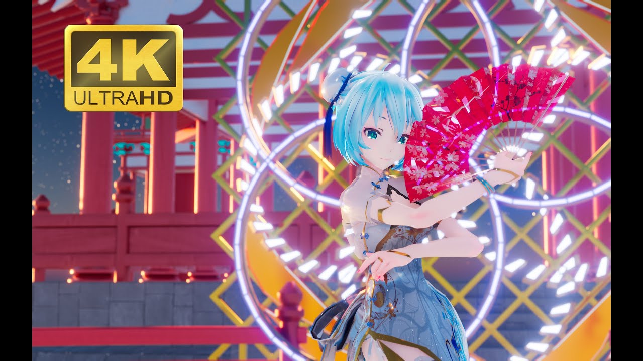 Vocaloid Mmd 4k 60fps Hatsune Miku 響喜乱舞 Youtube