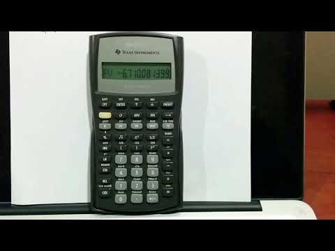 How To Calculate Present Value Using Ti Ba Ii Plus Youtube