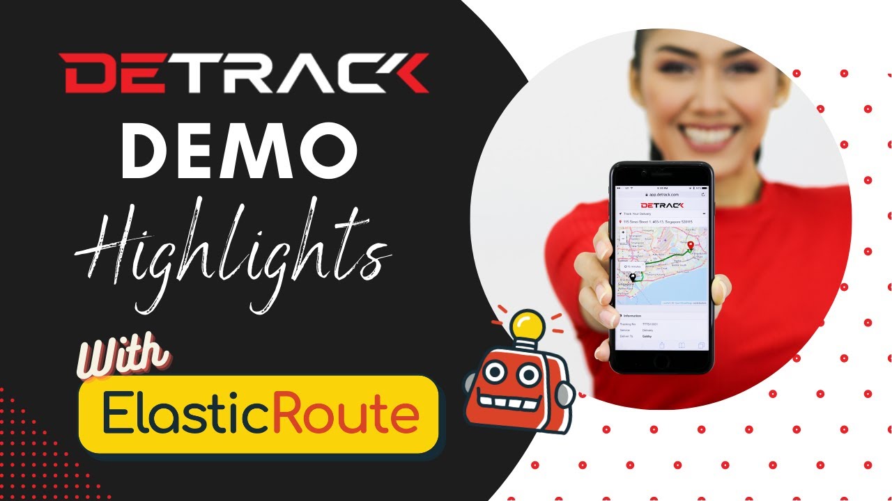 Detrack Demo Highlights With Elasticroute Youtube