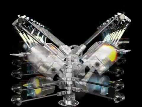 V8 Engine Motion Animation 3ds Max Youtube