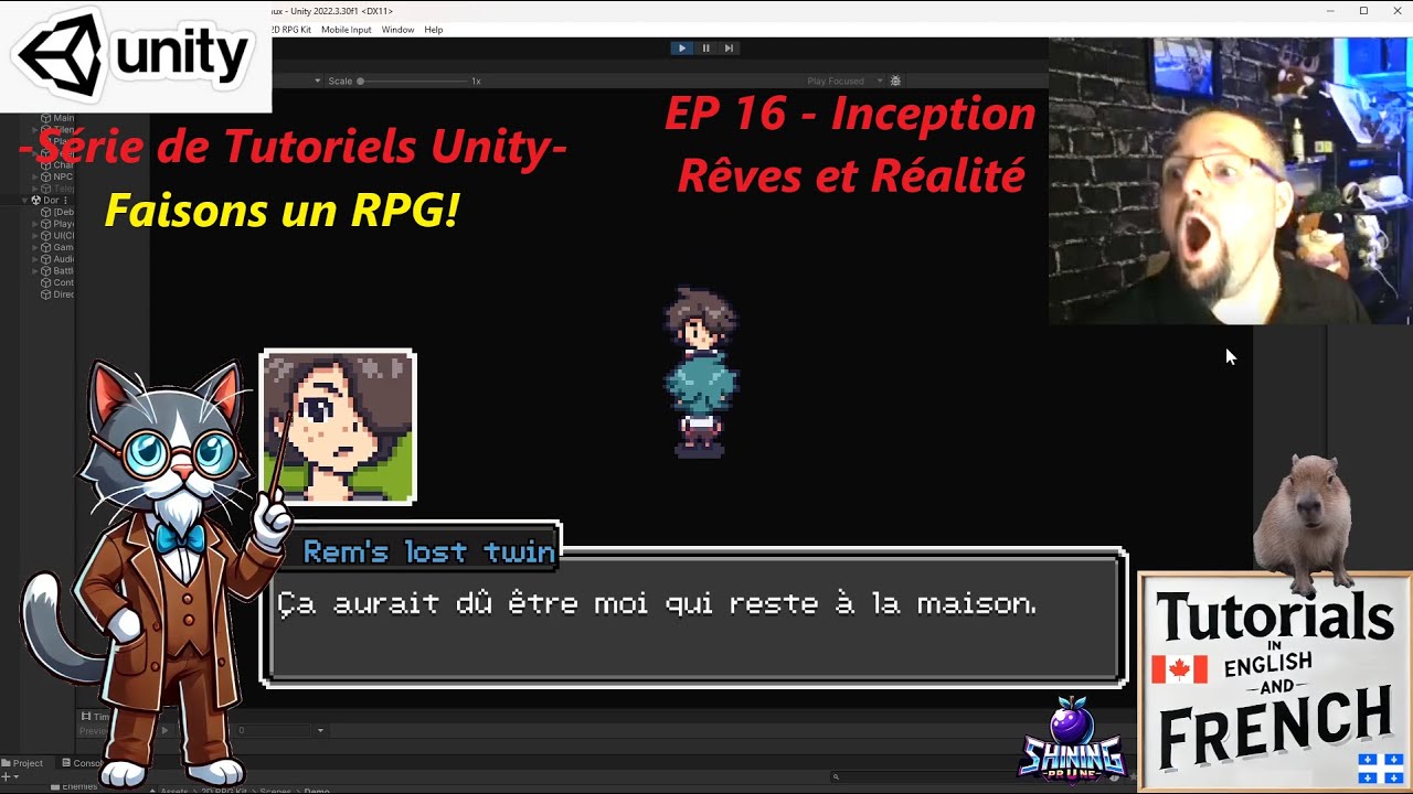 Unity Tutorial Series Episode 16 Version Francaise Youtube