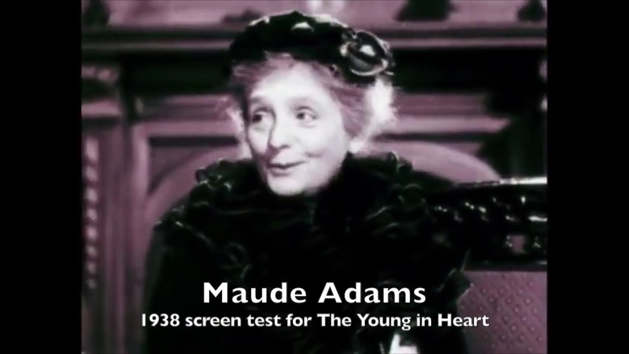 Maude Adams Screen Test 1938 Youtube