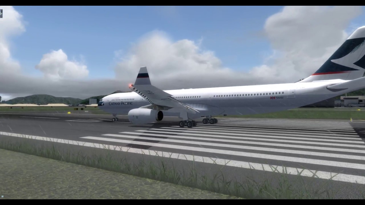 Aerosoft A330 300 Merge Cathay Pacific Takeoff Hong Kong P3dv4