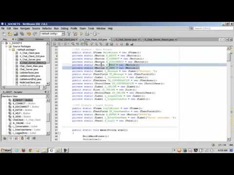 Java Sockets Coding A Client Server Chat Room Youtube