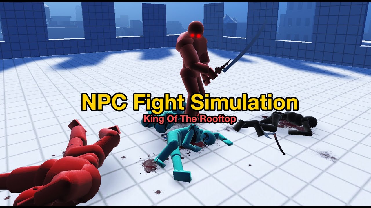 Dynamic Ai Npc Fights In Realistic Physics Simulation With Active