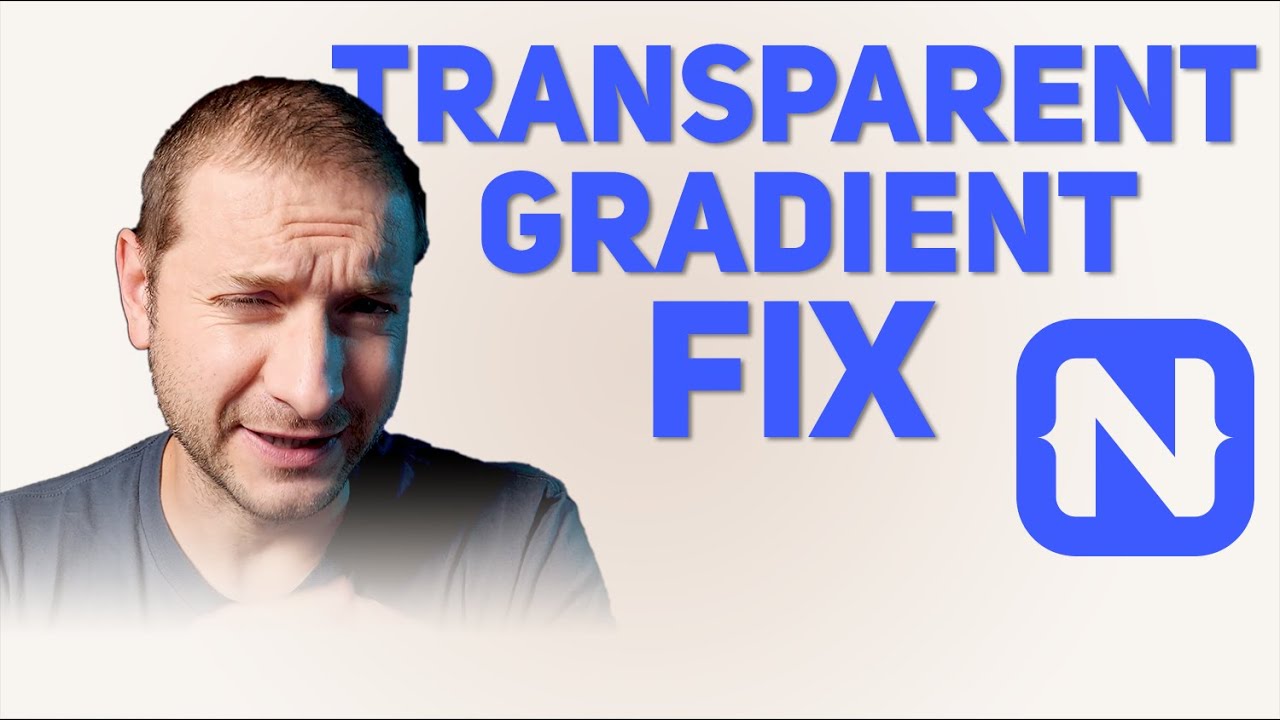 Nativescript Transparent Gradient Fix Youtube