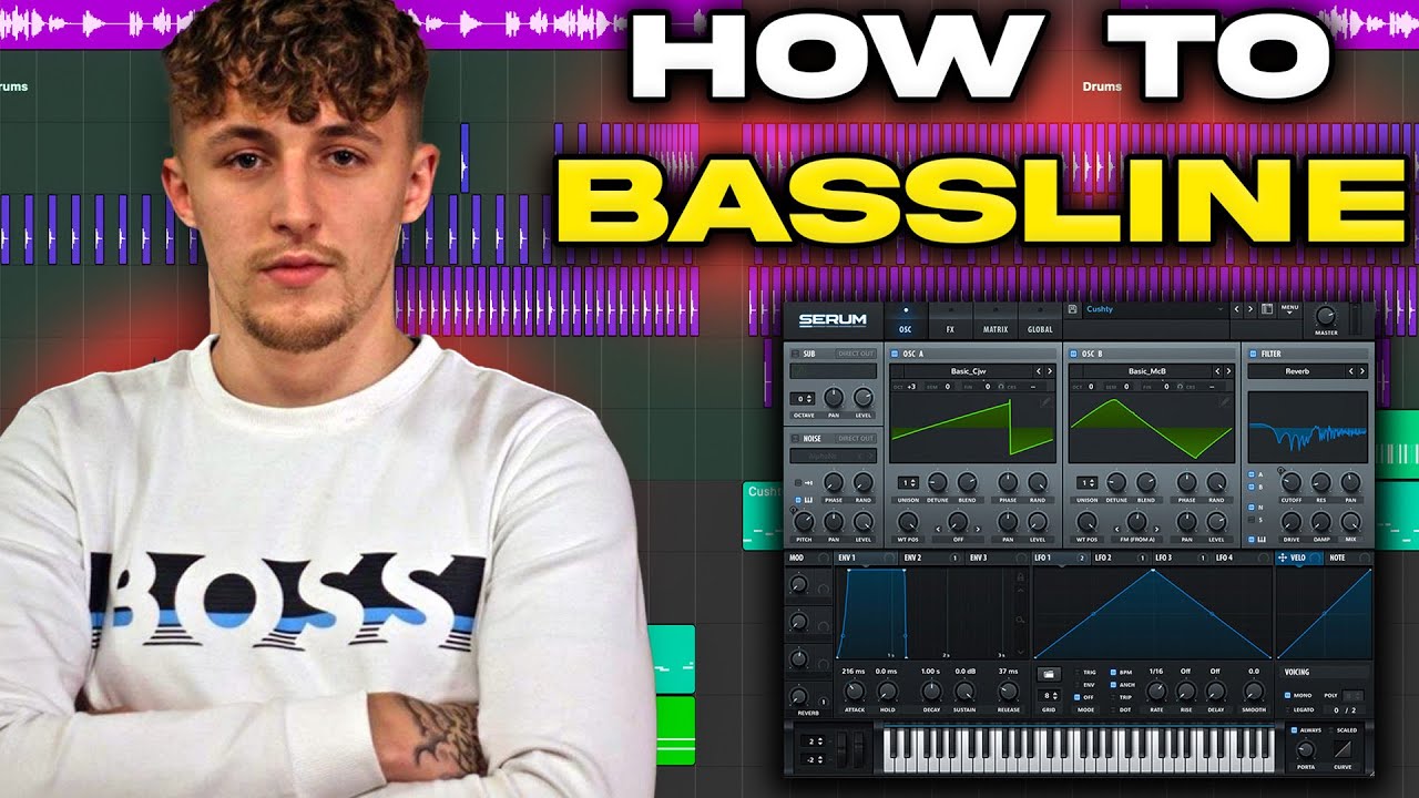 How To Make A Bassline Beat For Marky B Youtube