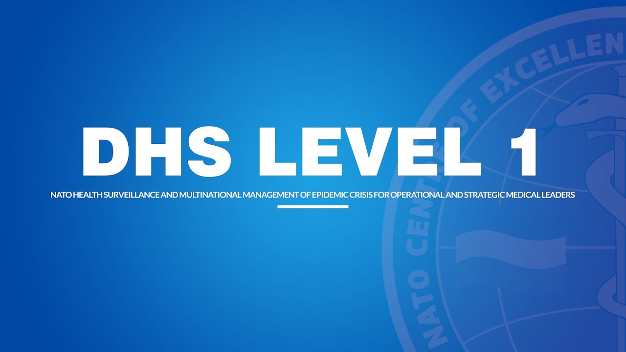 Nato Milmed Coe Dhs Level 1 Course Marseille France Youtube