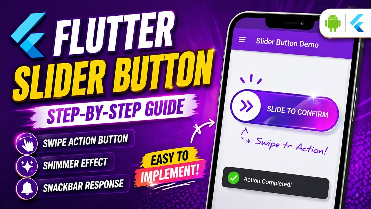 How To Create A Slider Button In Flutter Android App Development