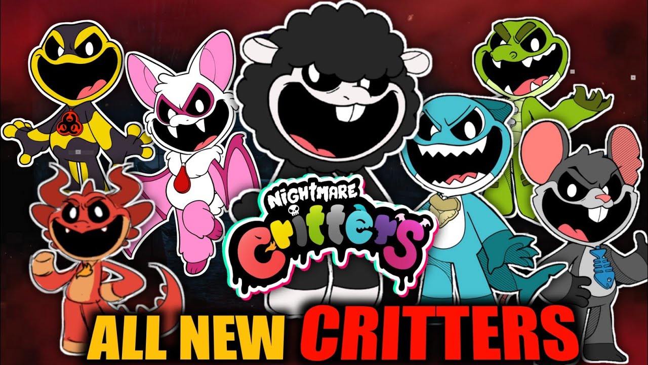 New Nightmare Critters Poppy Playtime Chapter 4 All New Villians