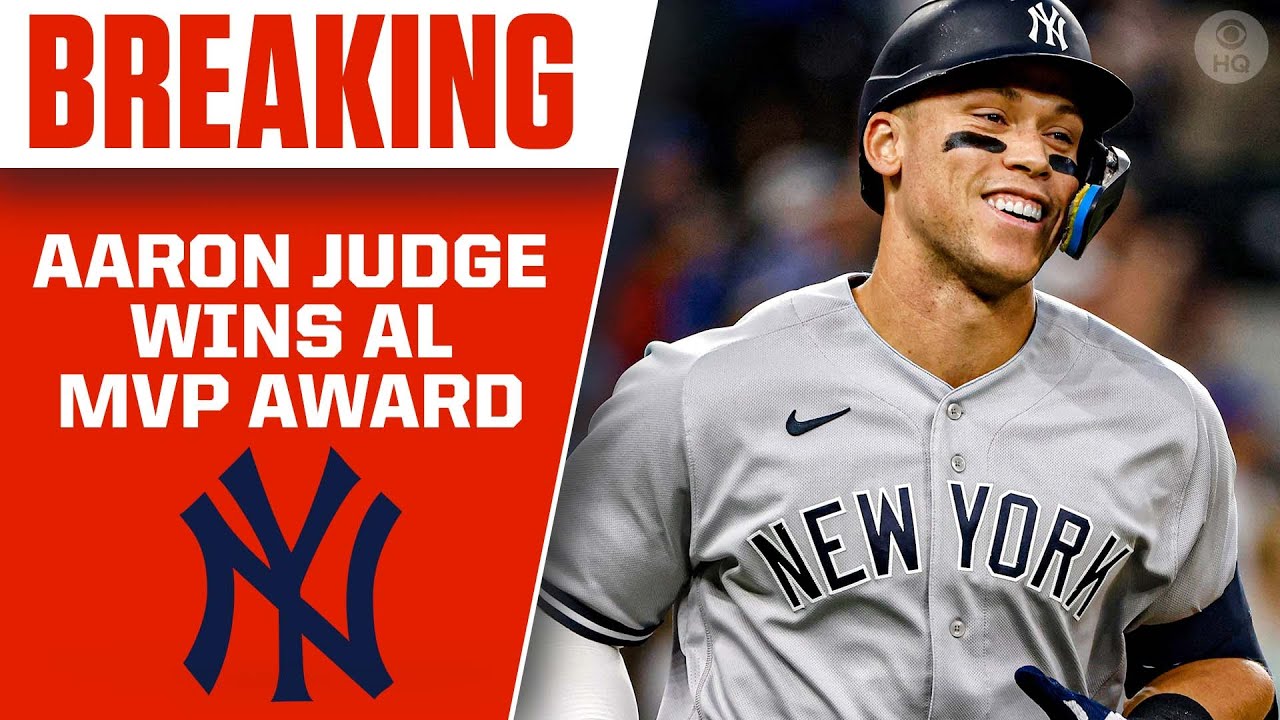 Yankees Of Aaron Judge Wins 2022 Al Mvp Award I Cbs Sports Hq Youtube