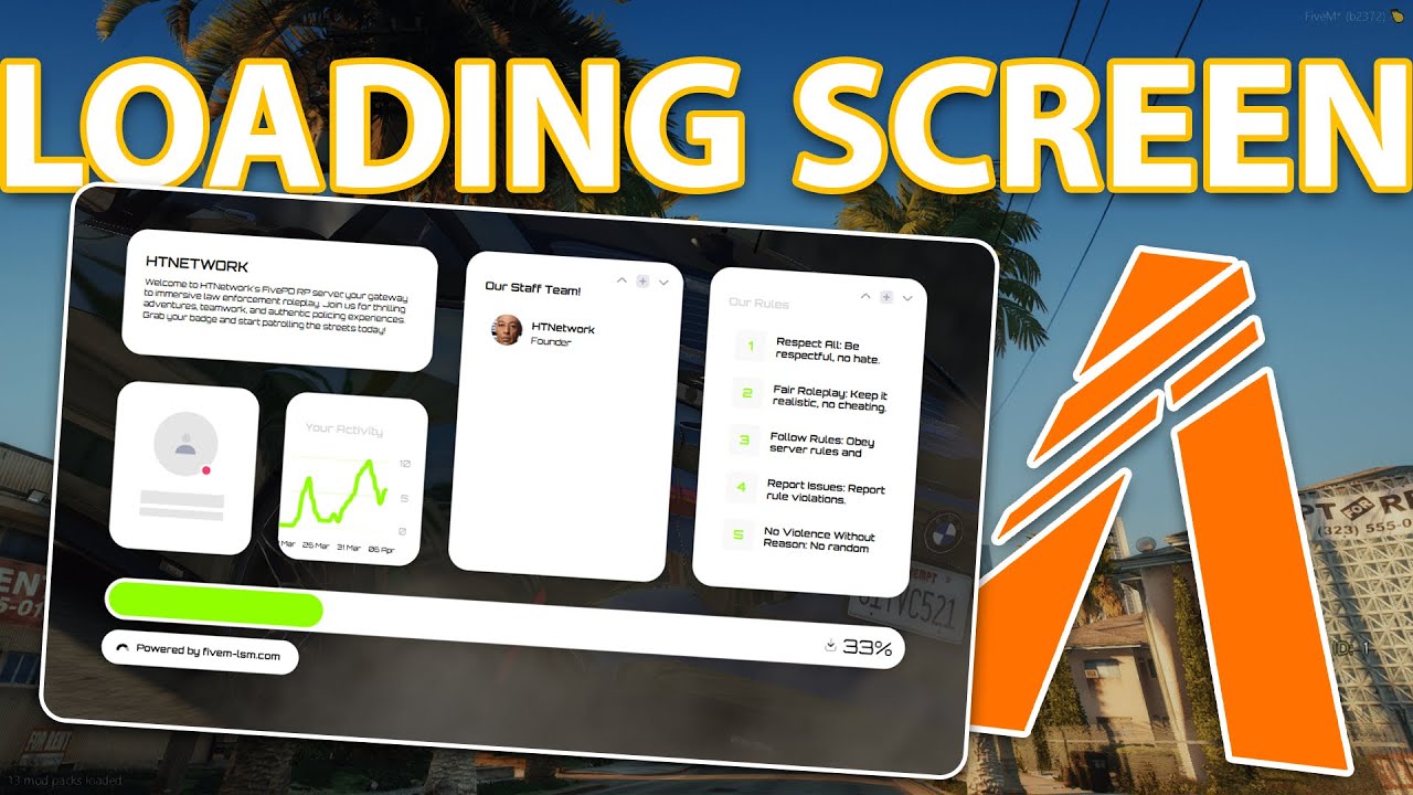 How To Install A Custom Loading Screen Into A Fivem Server 2025 Youtube