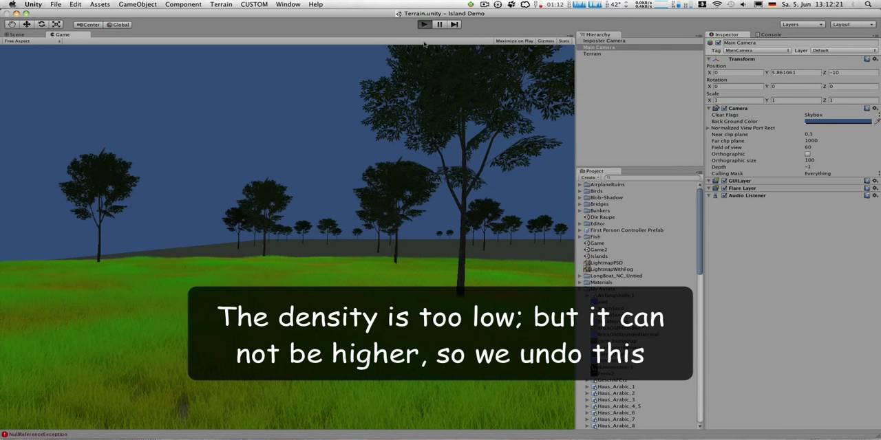 Terrain Tutorial Unity 3d Youtube