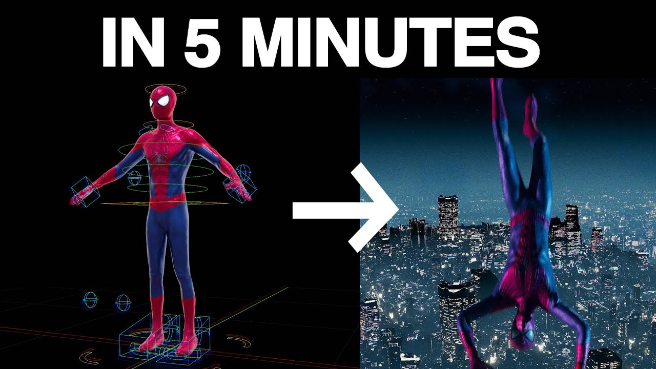 How To Easily Create Spider Man Animations In Blender Youtube