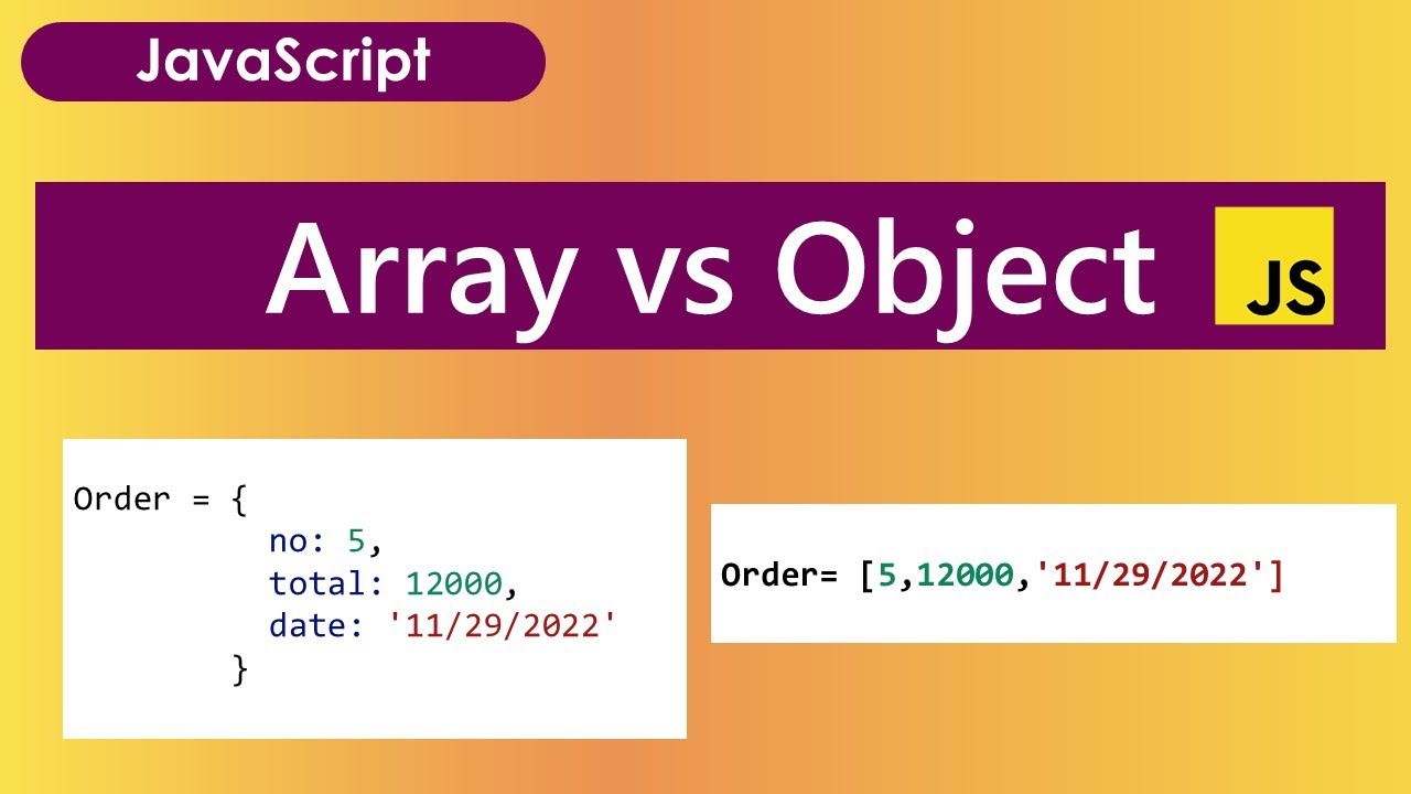 Comparing Javascript Arrays And Objects For Data Management Peerdh