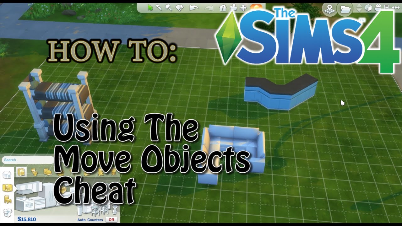 Sims 4 How To Using The Move Objects Cheat Youtube