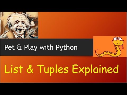 Python Tutorial List Tuples Diy 3 Youtube