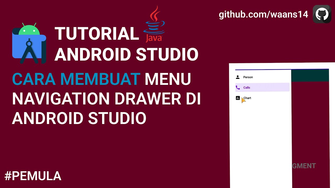 Cara Membuat Menu Navigation Drawer Di Android Studio Android Studio