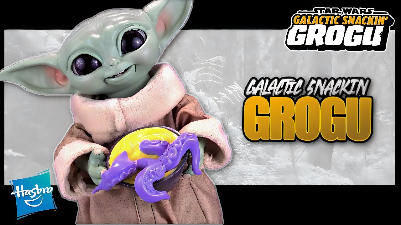 Hasbro Star Wars Galactic Snackin Grogu Animatronic Toy Figure