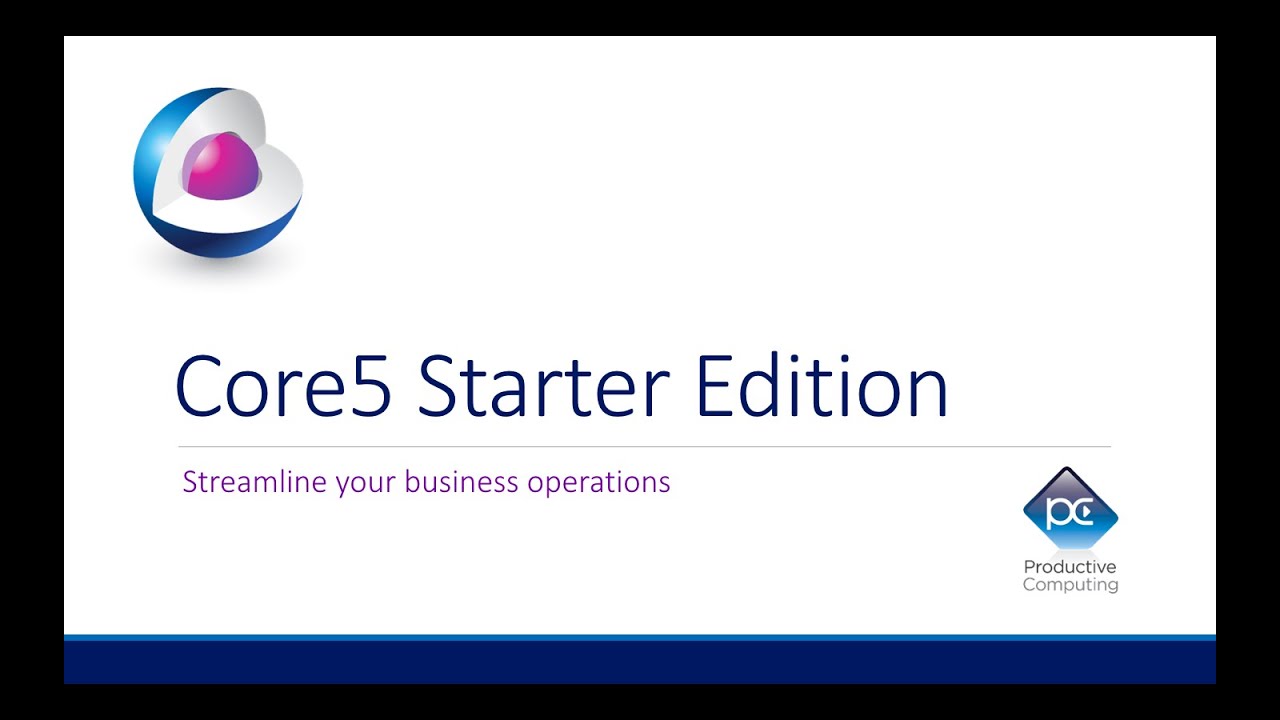 Core5 Starter Edition Crm Youtube