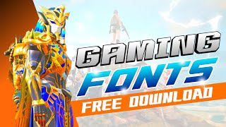 Best Gaming Fonts Pack Free Download Top 5 Gaming Fonts Best Fonts For ...