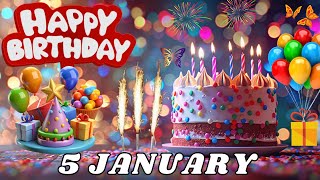 Happy Birthday 5 January Today Birthday Wishes Hbd Birthday Wishes For ...