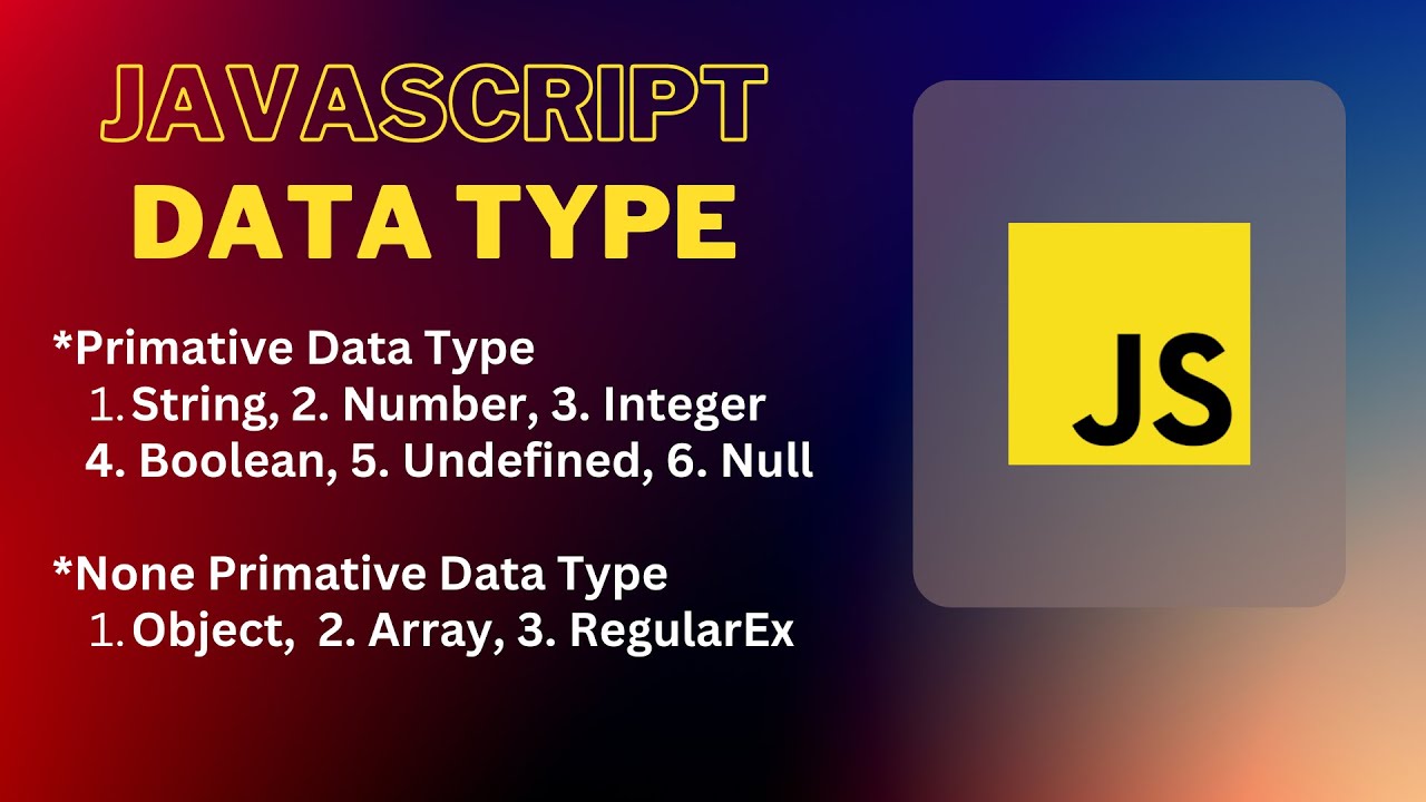 Javascript Data Types Explained A Comprehensive Guide Programmer