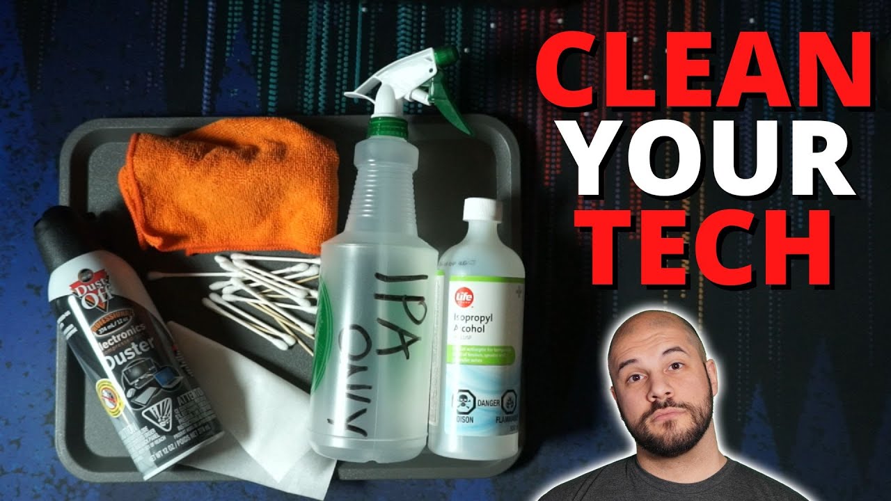 What Everyone Should Use To Clean Their Tech Youtube
