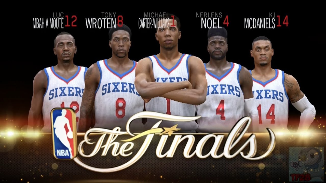 Nba Live 15 Finals Intro Celebration Philadelphia 76ers Youtube
