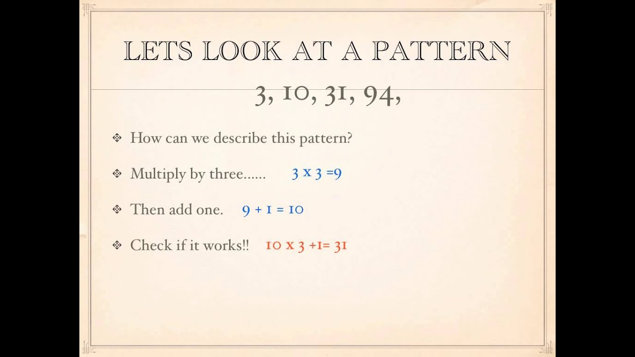 Recursive Patterns Youtube