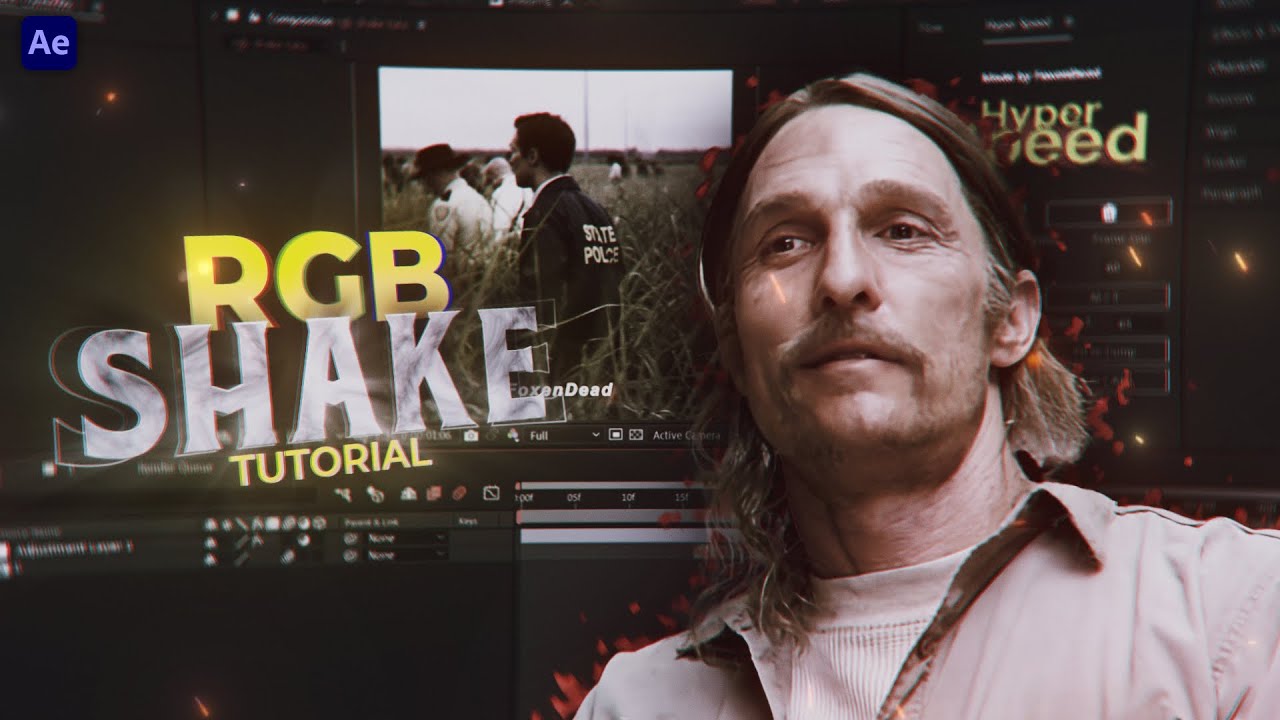Smooth Rgb Twitch Shake Tutorial In After Effects Preset Youtube