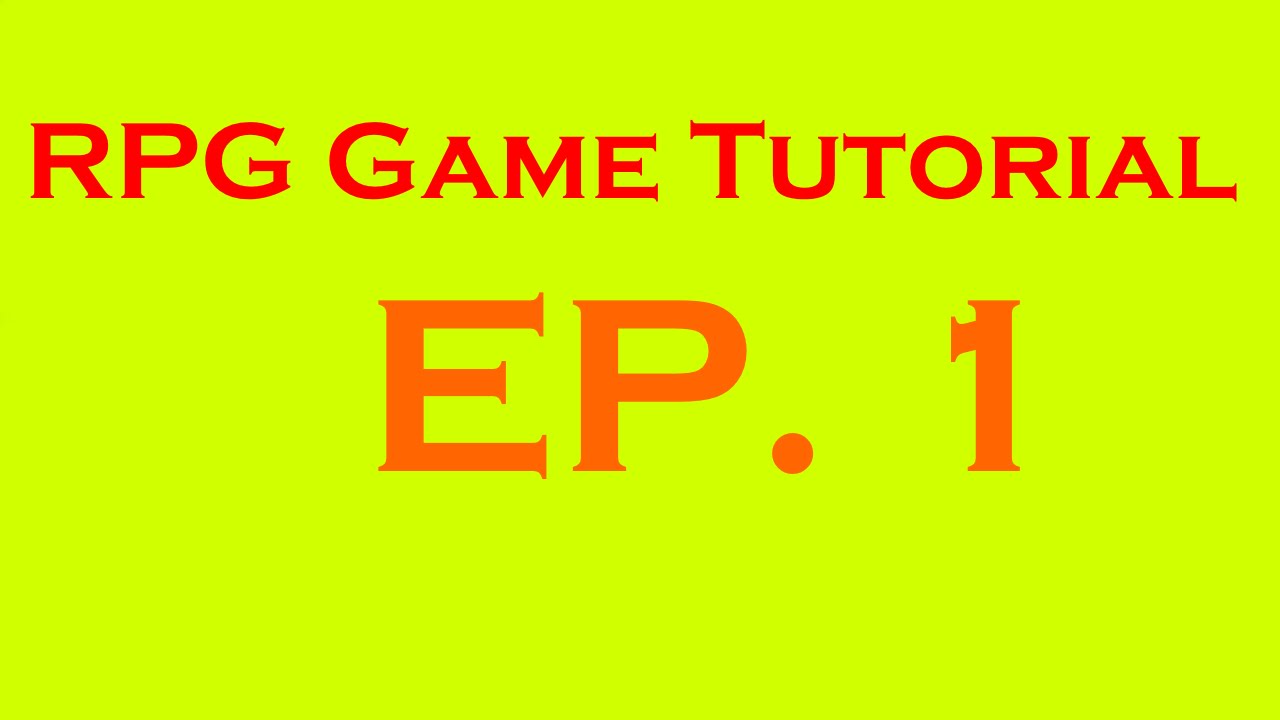 Java Rpg Tile Game Tutorial Ep 1 Youtube