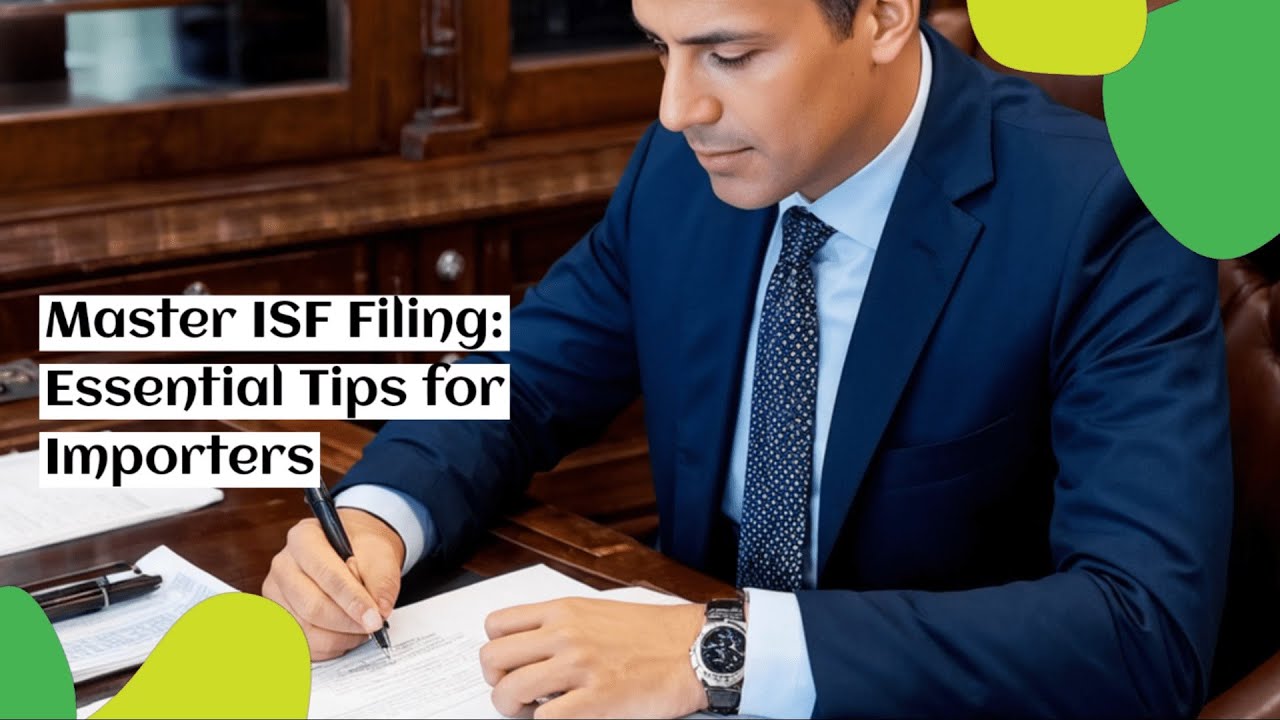 Master Isf Filing Essential Tips For Importers Youtube
