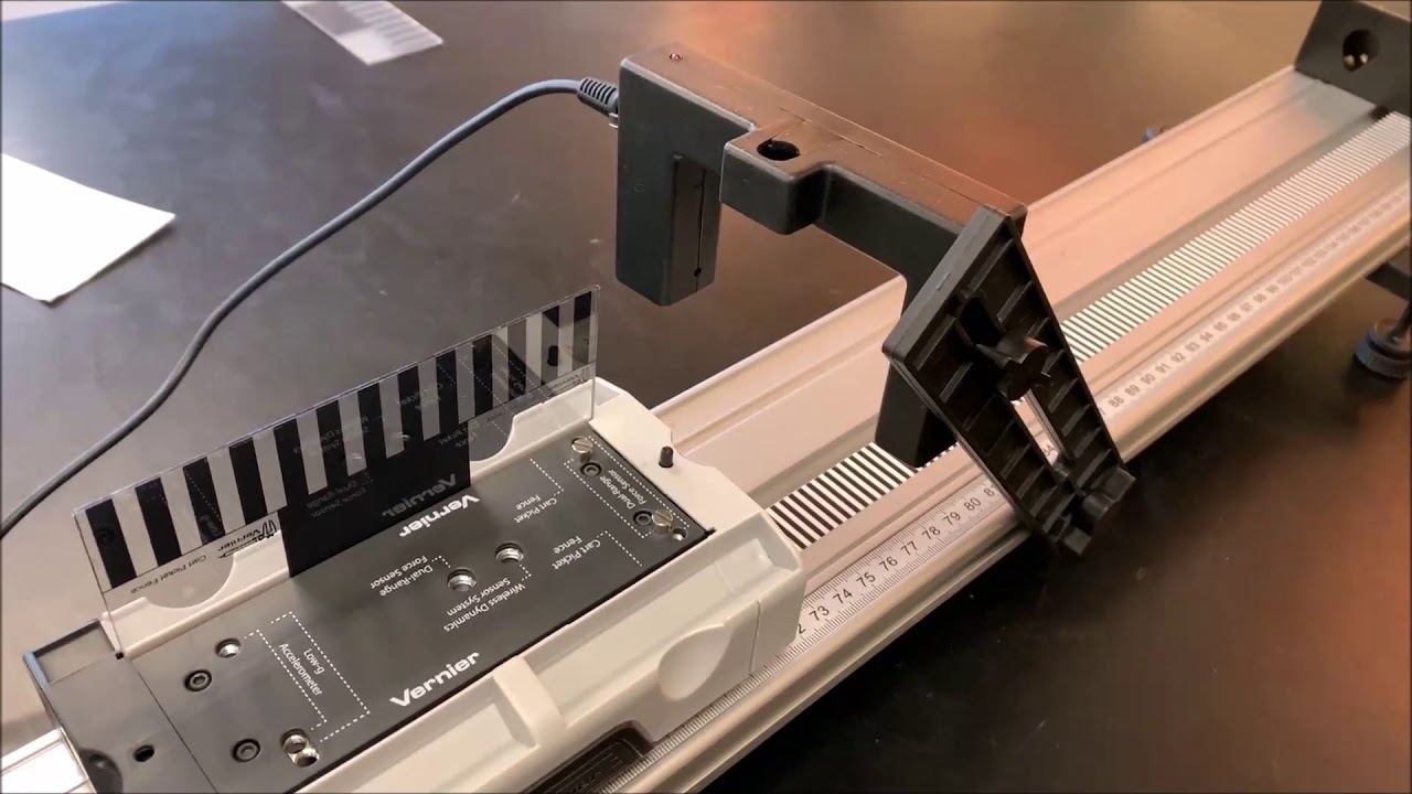 Setup Collision Lab Using Vernier Motion Encoder Cart And Dynamics