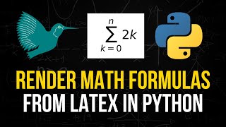 Render Math Formulas From Latex In Python Doovi