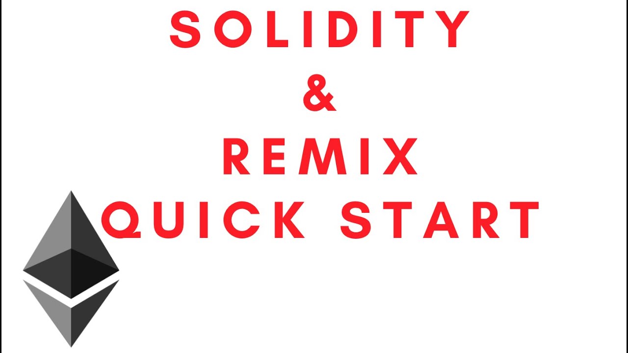 Solidity Remix Ide Quick Introduction Youtube