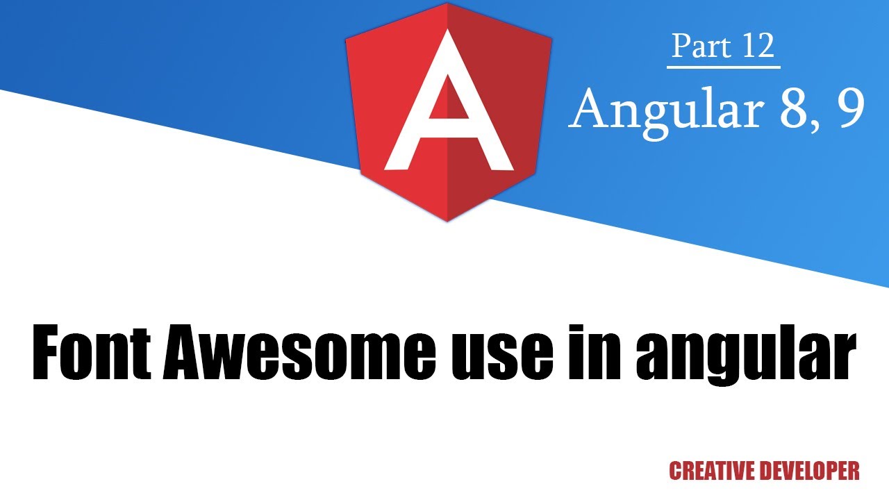 Font Awesome In Angular Angular Font Awesome Font Awesome