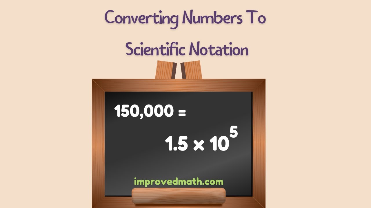 Standard Form To Scientific Notation Math Help Videos Math